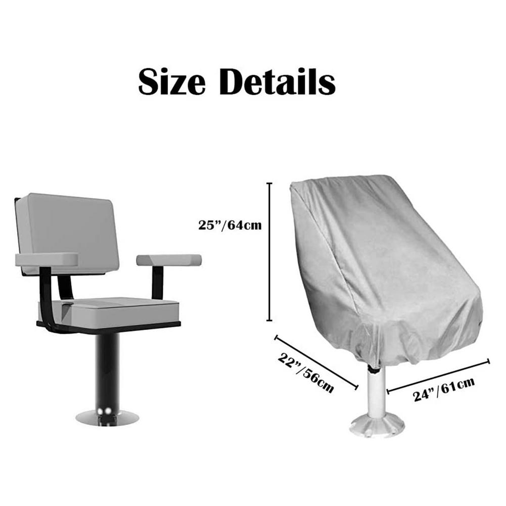 Boat Seat Cover Waterproof Anti UV Dust Elastic Ma... – Grandado
