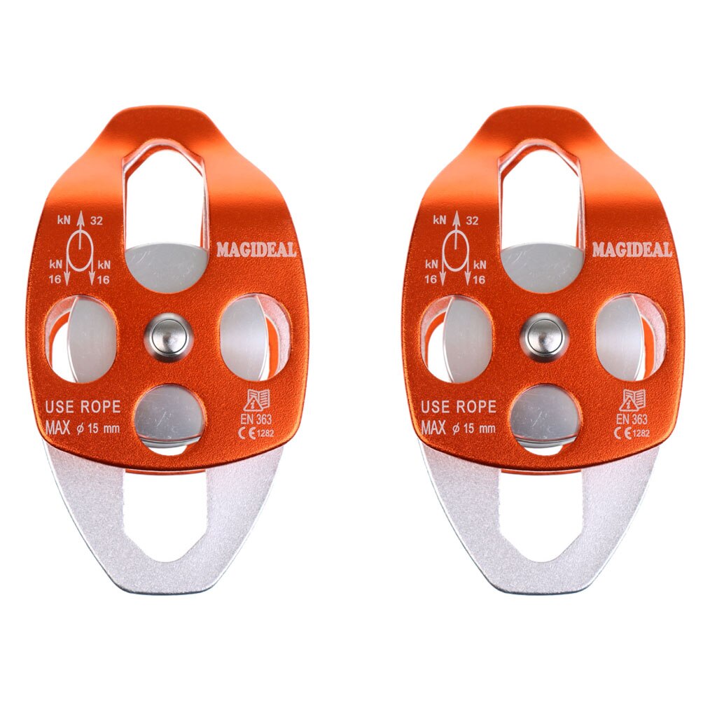 2Pcs 32kN Mobile Large Pulleys For Rigging Lifting... – Grandado