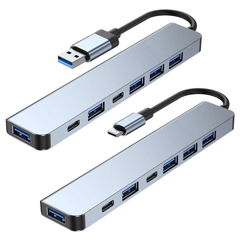 USB Typ C HUB Typ C 3 0 USB-A Hub Splitter 7 Port ... – Vicedeal