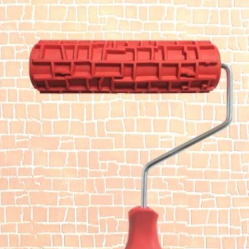 DIY Patterned Paint Roller Decorative Rubber Rolle... – Grandado