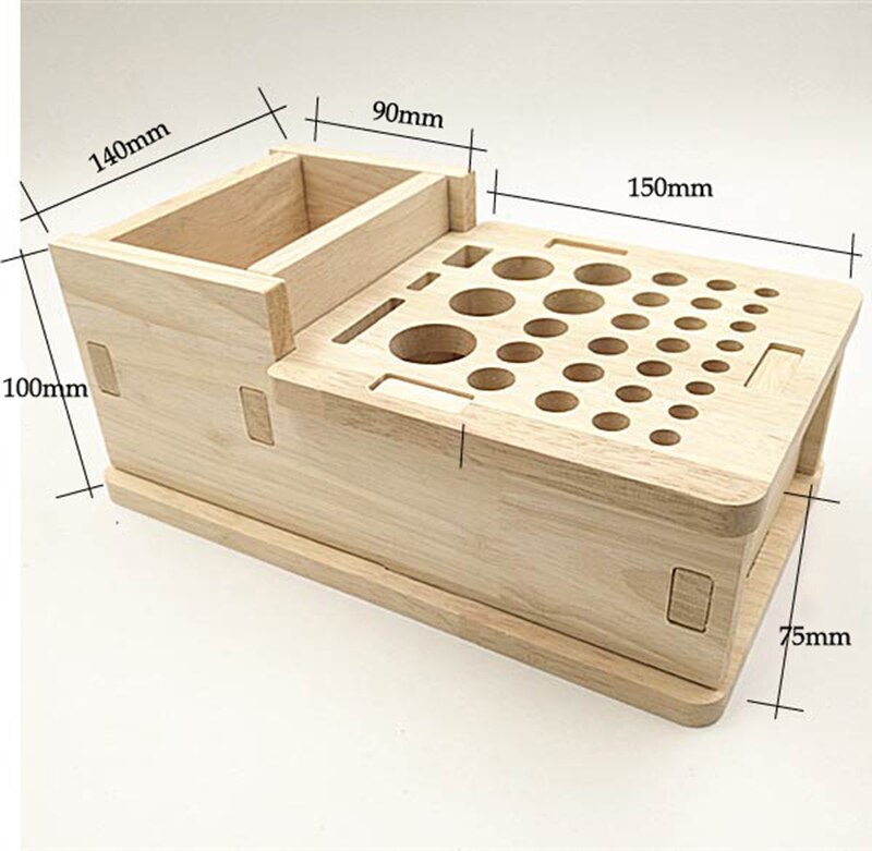 rubber wood integrated material wood leather DIY t... – Grandado