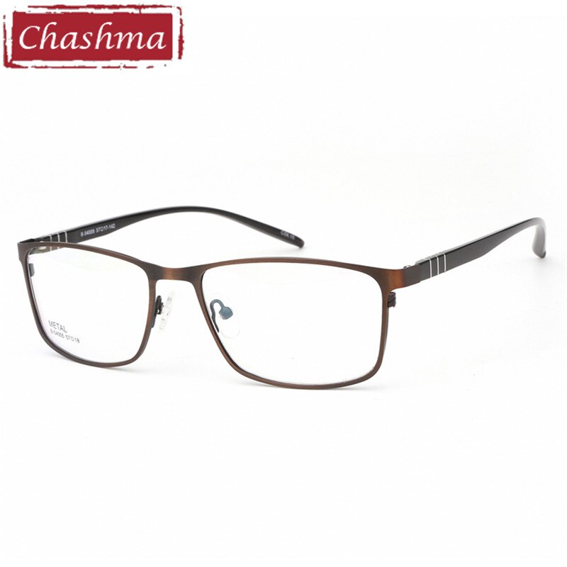 Chashma Brand Large Frame Alloy Eyeglasses Diopter... – Grandado