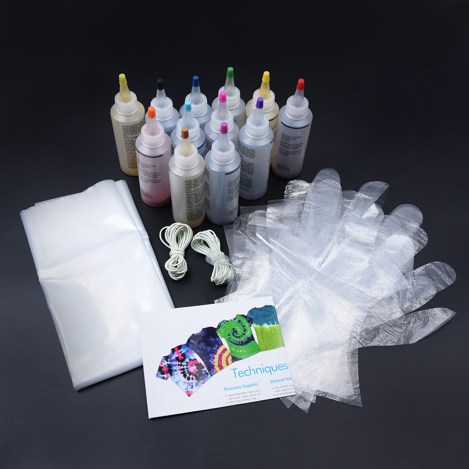 12 flessen Tulp Een Stap Tie Dye Kit Stof Textiel ... – Grandado