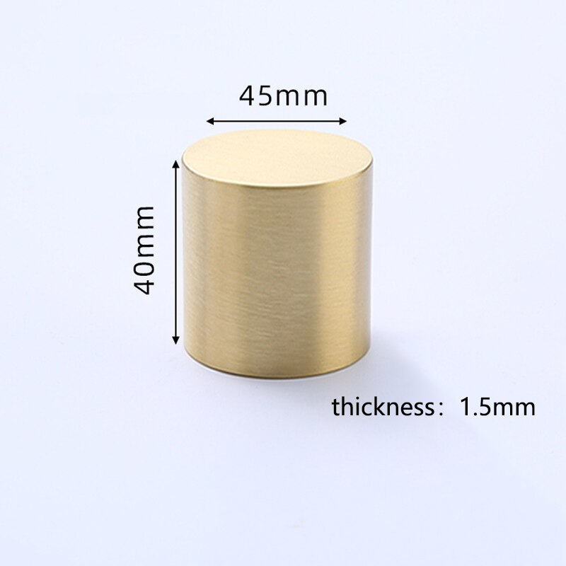 4pcs Furniture Foot Cover Gold Brass Round Shape D... – Grandado