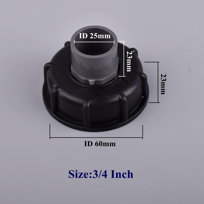 1/2" 3/4" 1" IBC Water Tank Adapter... – Grandado