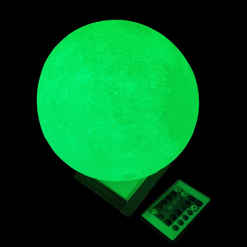 3D Print Moon Lamp Colorful Change Touch Usb Led N... – Grandado
