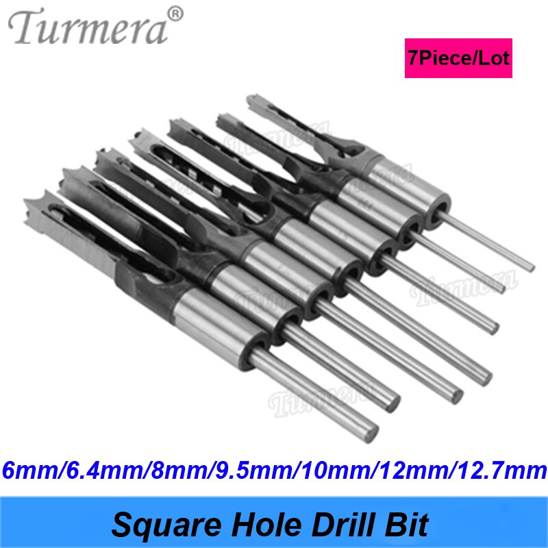 Turmera 1/4 to 1/2 Square Hole Drill Bit 45 Steel ... – Grandado