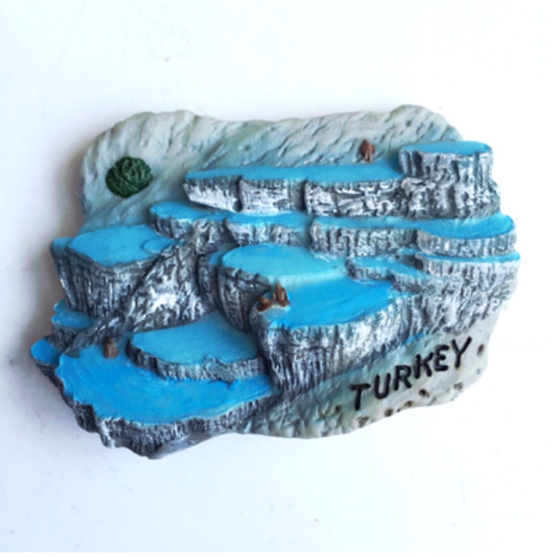 Turkey Pamukkale 3D High-end Hand-made Painted Fri... – Grandado