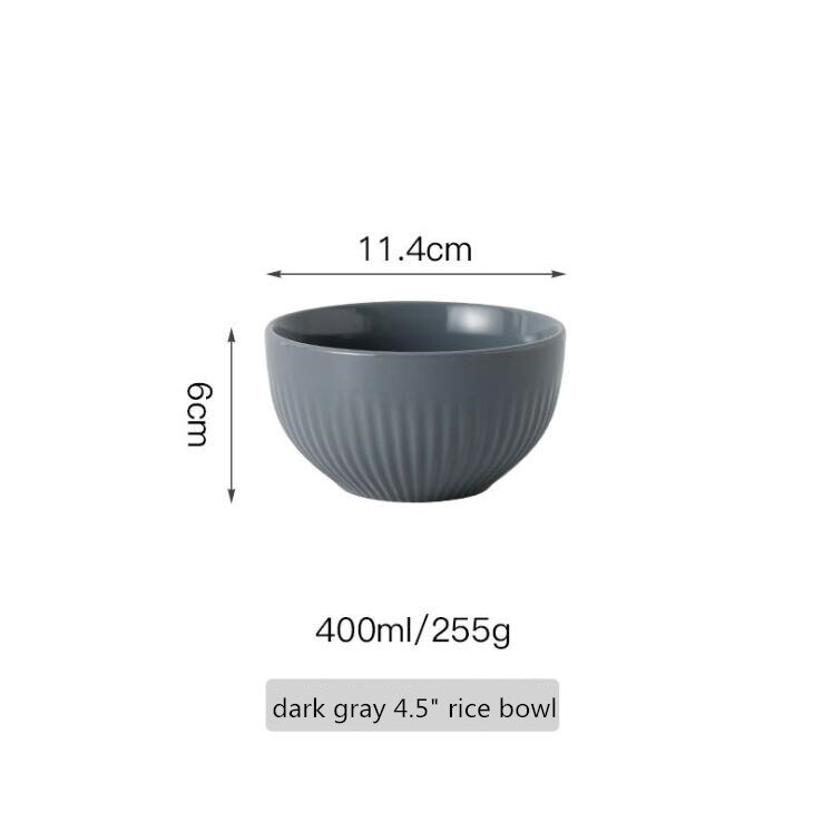 Nordic Solid Color Dinner Plate Ceramic Kitchen Pl... – Grandado