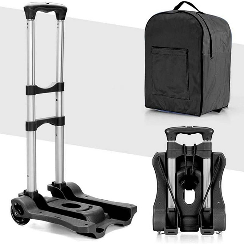 40kg Heavy Duty Foldable Hand Sack Wheel Trolley F... – Grandado