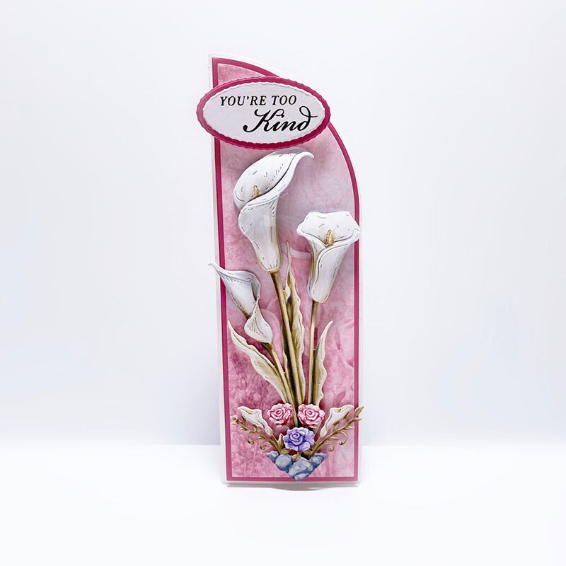 CH Calla Lily Die Set Metal Cutting Die 3D DIY Scr... – Vicedeal