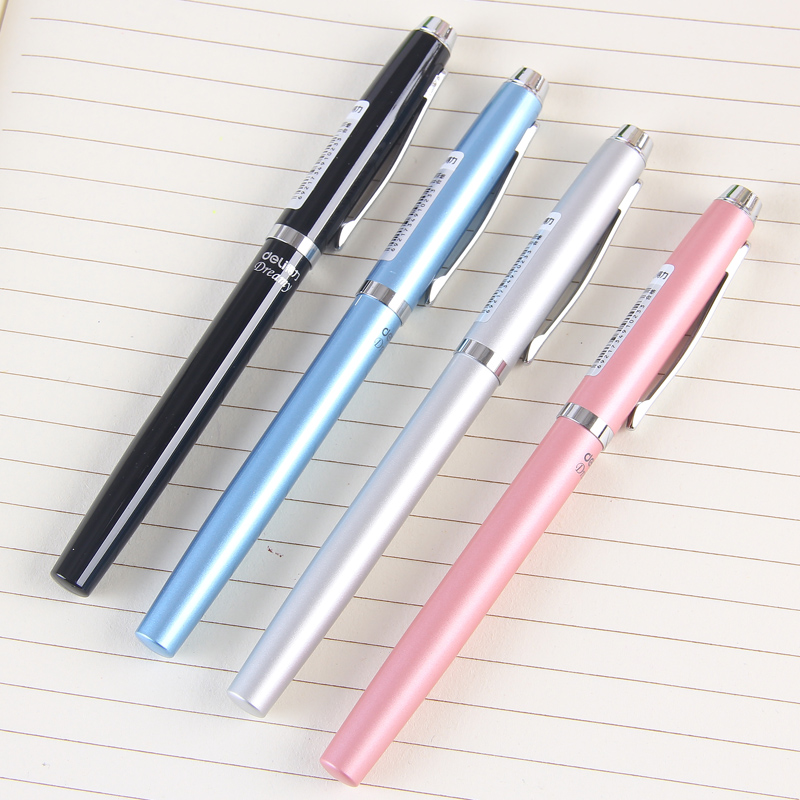 0.38mm deli S684 student fountain pen iridic gold ... – Grandado