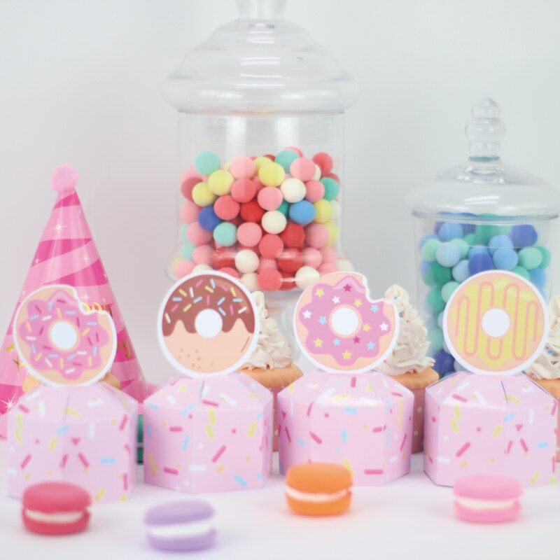 Donut Party Birthday Donut Growth Happy Birthday C... – Vicedeal