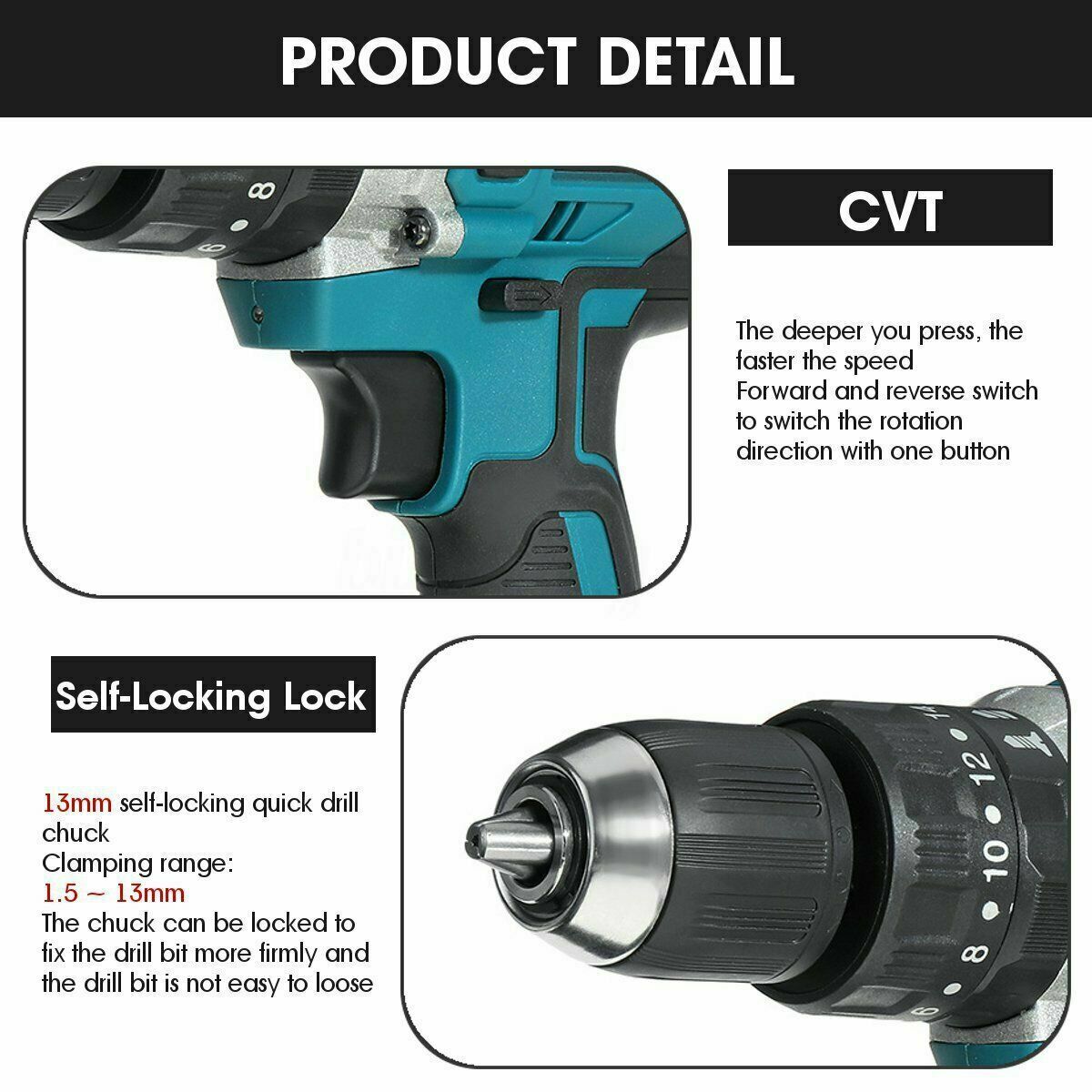 3 in 1 Brushless Cordless Electric Impact Hammer D... – Grandado
