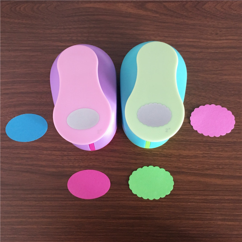 2 inch Oval and Wave Oval Shape hole punch set Pun... – Grandado