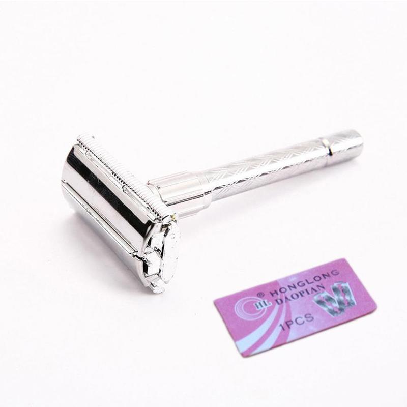 Men's safety razor classic razor non-slip long... – Grandado
