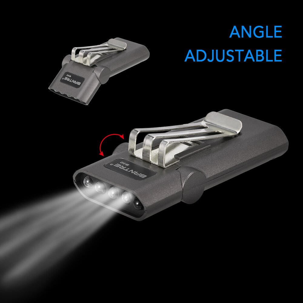 Rechargeable Headlamp Hands-free Clip Cap Light Fi... – Vicedeal