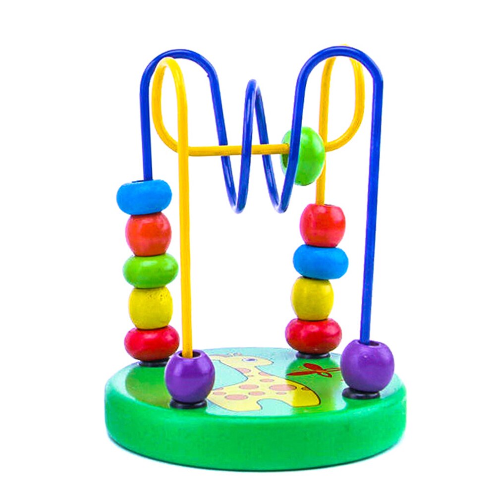 Wooden Fruits Insect Beads Maze Roller Coaster Act... – Grandado