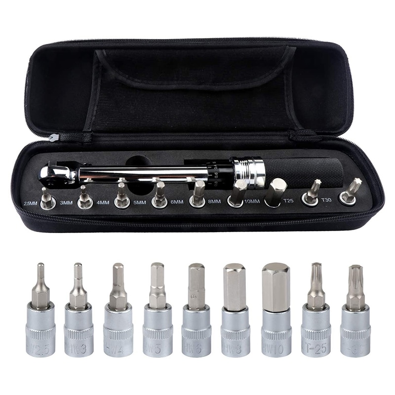 Bicycle Torque Wrench 1/4 Inch Drive Bicycle Torqu... – Grandado