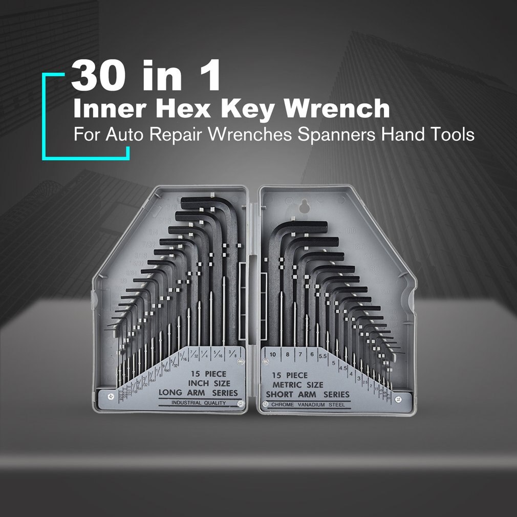 30 in 1 Inner Hex Key Wrench Torx Hex Allen Key Se... – Vicedeal