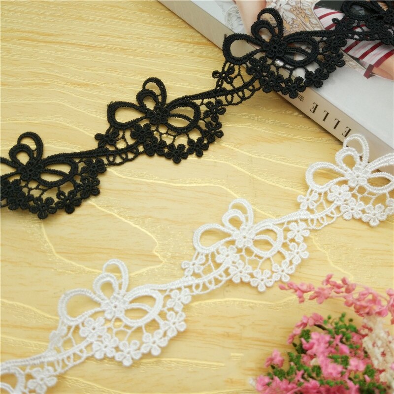 2 Yards Beautiful White Lace Ribbon Tape 45MM Lace... – Grandado