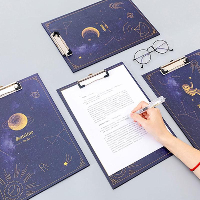 A4 Folder Board Starry Sky Student Writing Office ... – Grandado