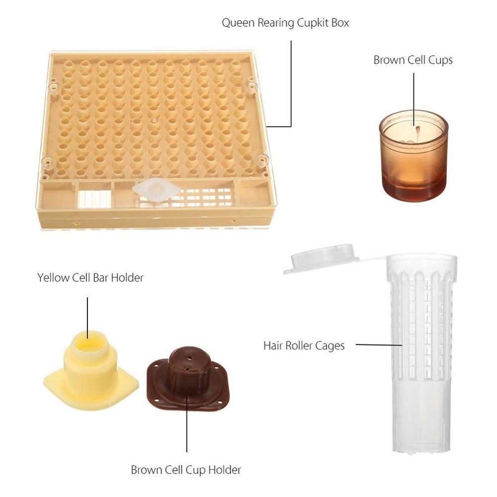 Beekeeping Bee Tool 110 Cell Cups Set Queen Rearin... – Vicedeal