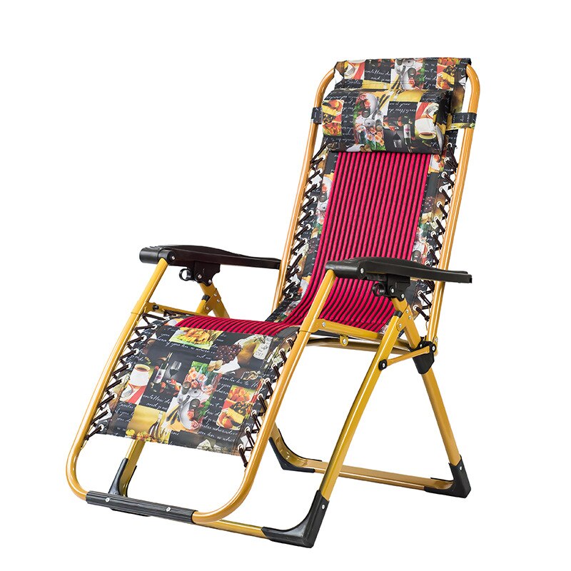 Outdoor leisure folding chair portable recliner mu... – Grandado