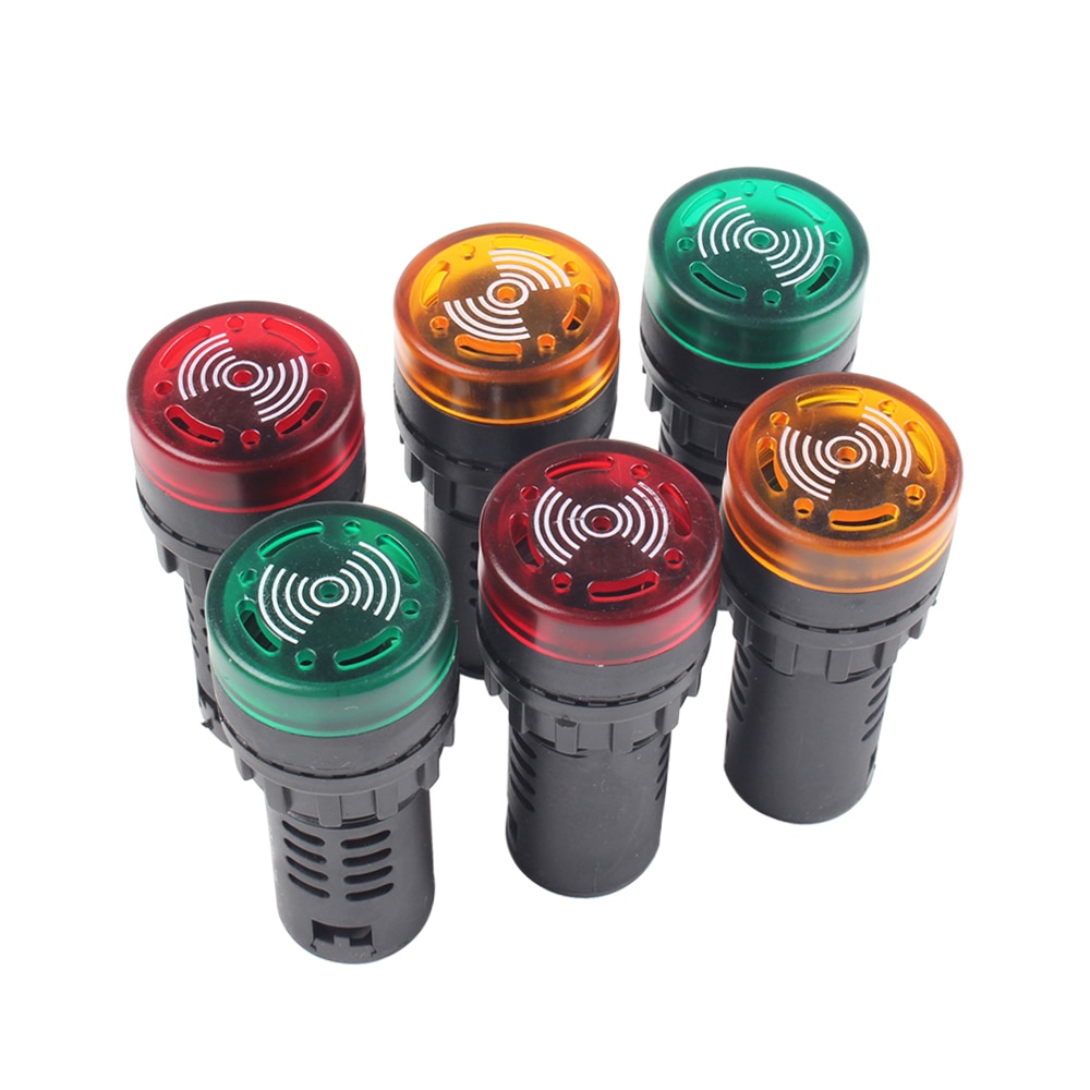 1Pc AD16-22SM 12V 24V 110V 220V 22Mm Flash Signaal... – Grandado