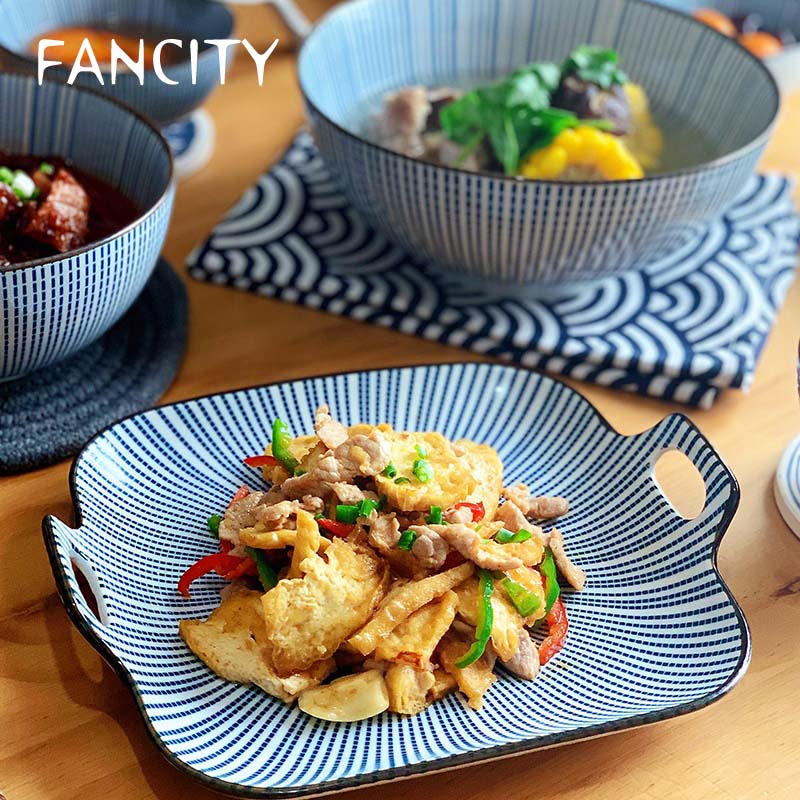 FANCITY Douyin couples family of four bowl tablewa... – Vicedeal
