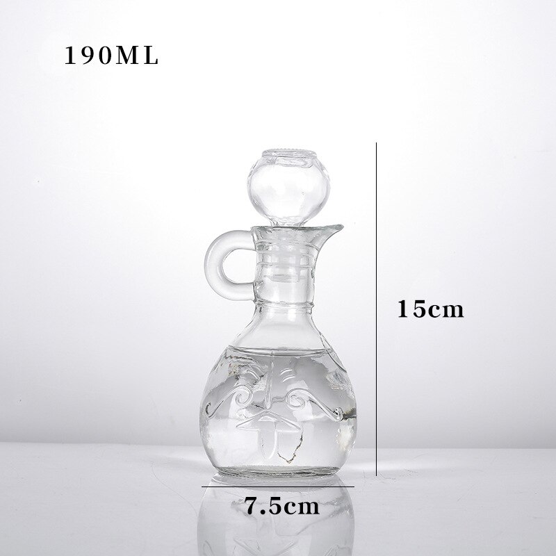 Kitchen Oil Pot Transparent Oil bottle190/250/350/... – Grandado