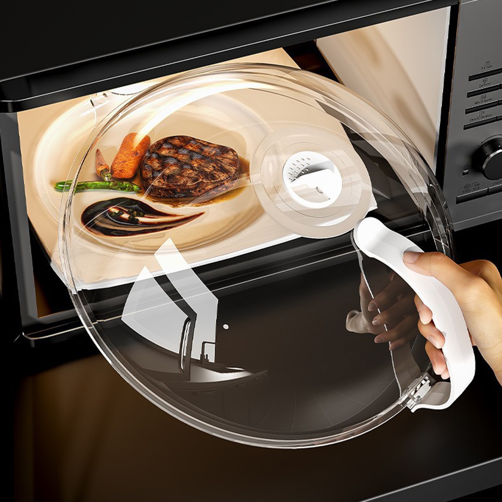 Microwave Splash Cover High Temperature Resistant ... – Grandado