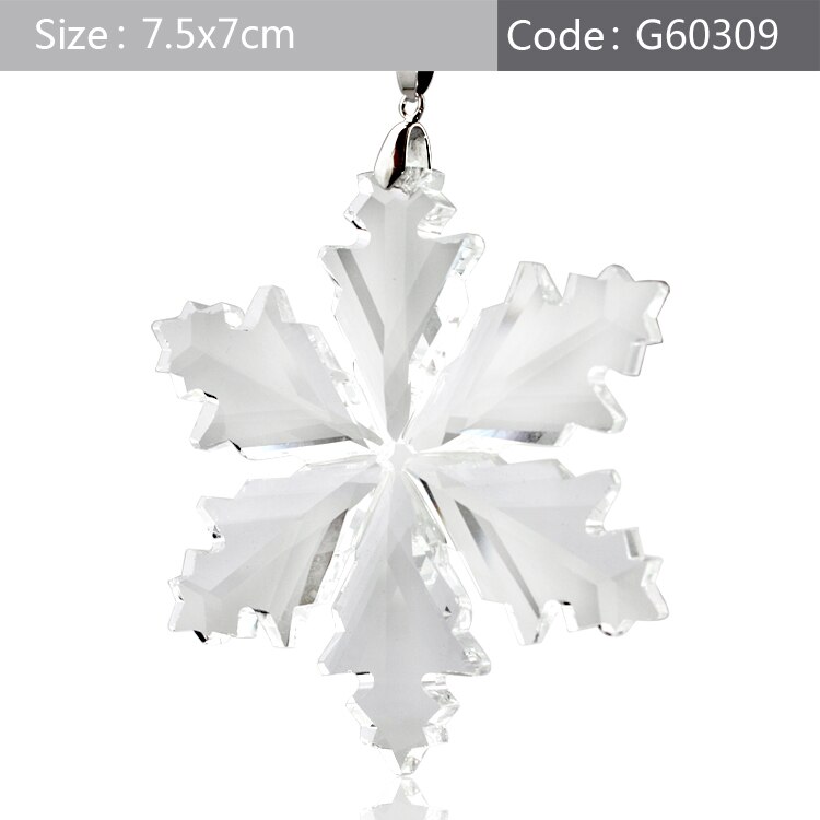 Car Pendant Crystal Large Snowflakes Ornaments Sno... – Grandado