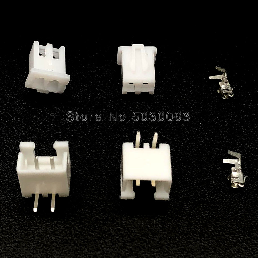 50Sets XH2.54 XH-2AW 2Pin 2p Wire Connector 2.54mm... – Grandado