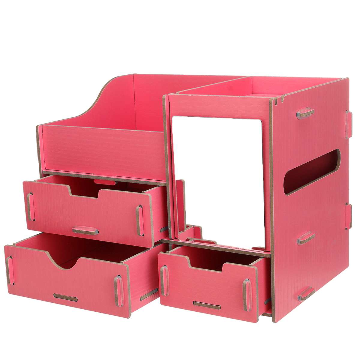 Wooden Makeup Organizer Dressing Table Makeup Box ... – Grandado