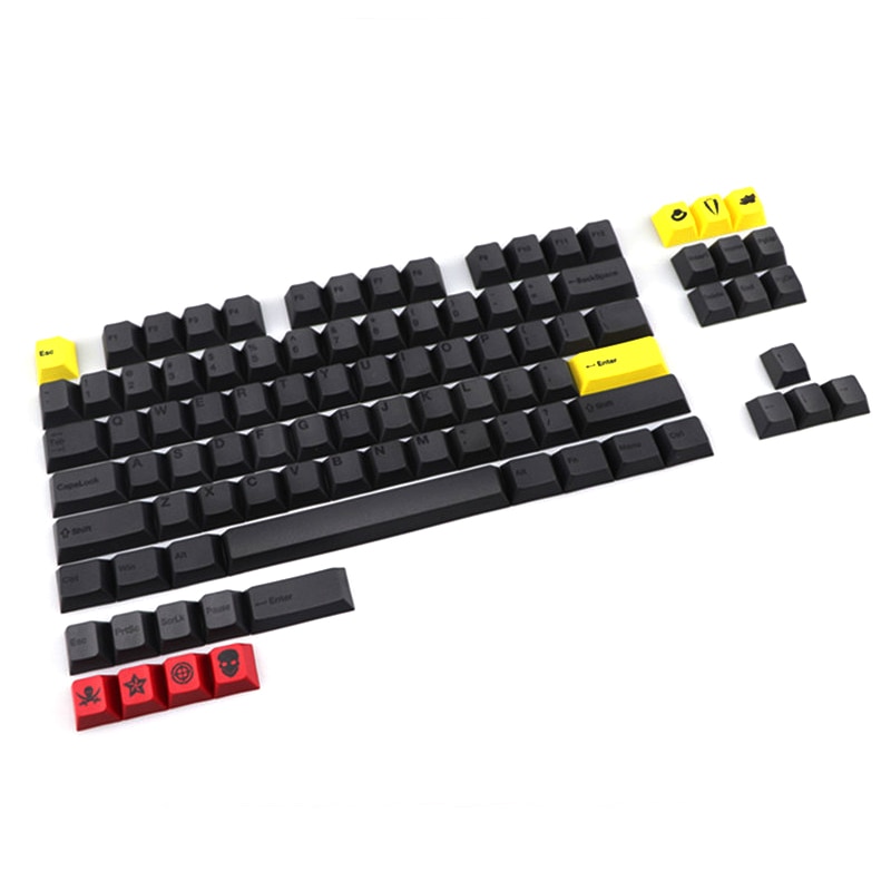 PBT Dye-subbed keycap 96 keys cherry profile for M... – Grandado