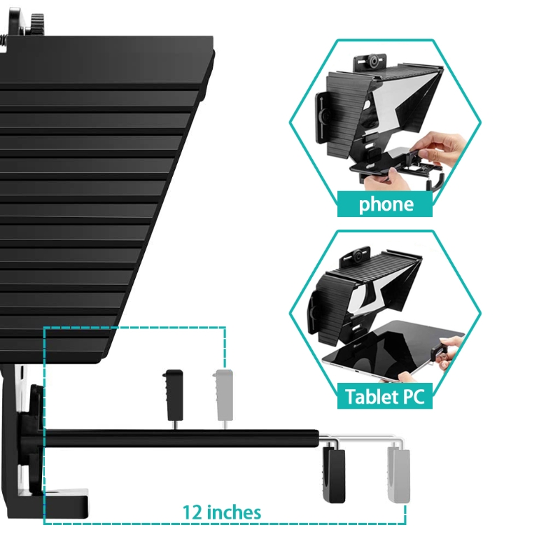 Portable 12-inch Teleprompters Suitable for DSLR ,... – Vicedeal