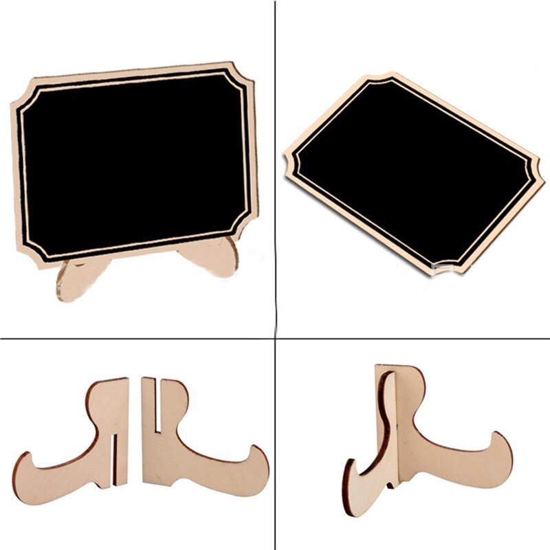 Mini Chalkboard Signs Small Blackboard with Wooden... – Grandado