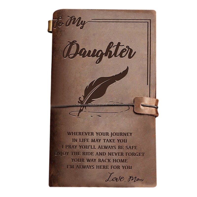 Retro PU Leather Notebook Diary Notepad Note Book ... – Grandado