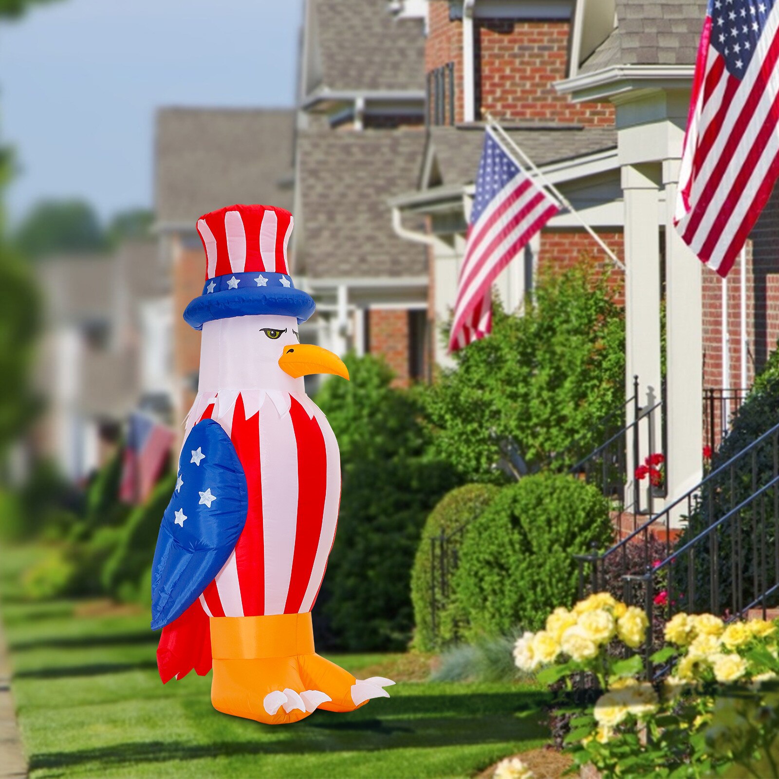 6 Foot Tall Inflatable Toys Patriotic Independence... – Grandado