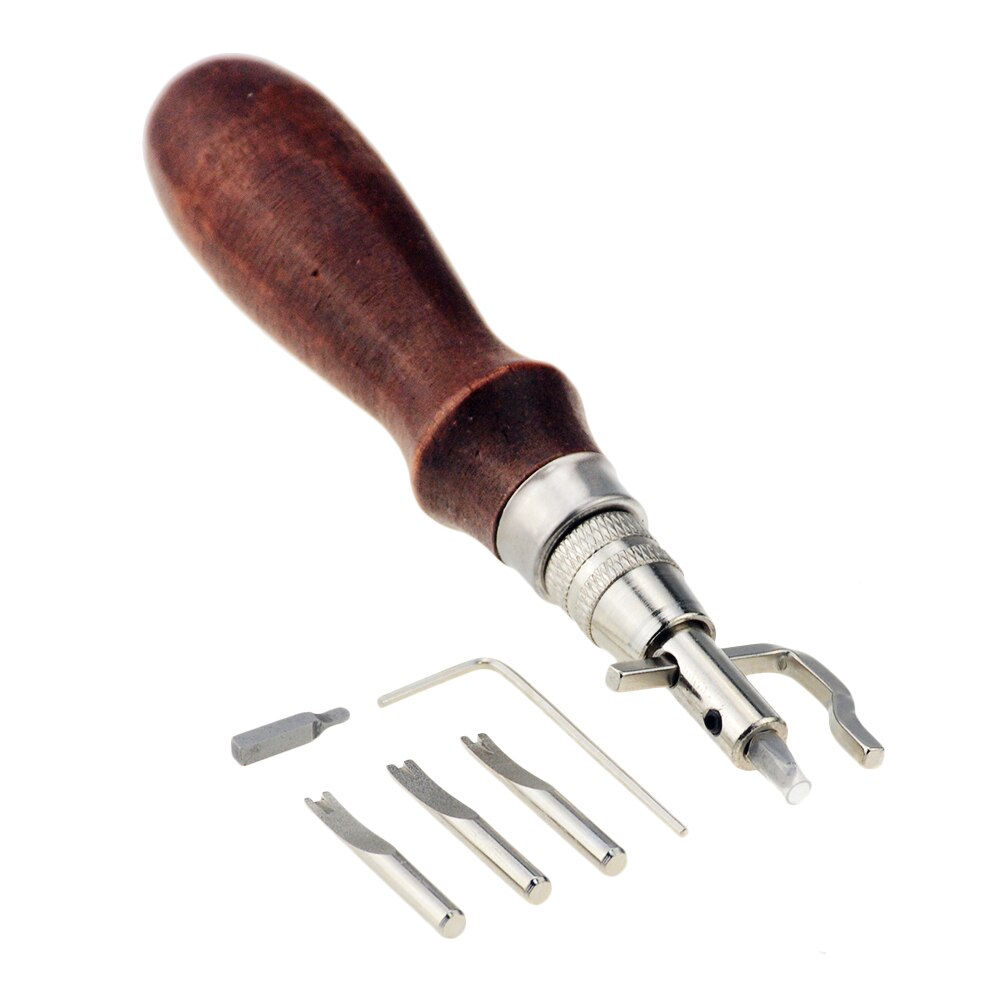 1Pc Leather Craft Edge Press Kit Adjustable Stitch... – Grandado
