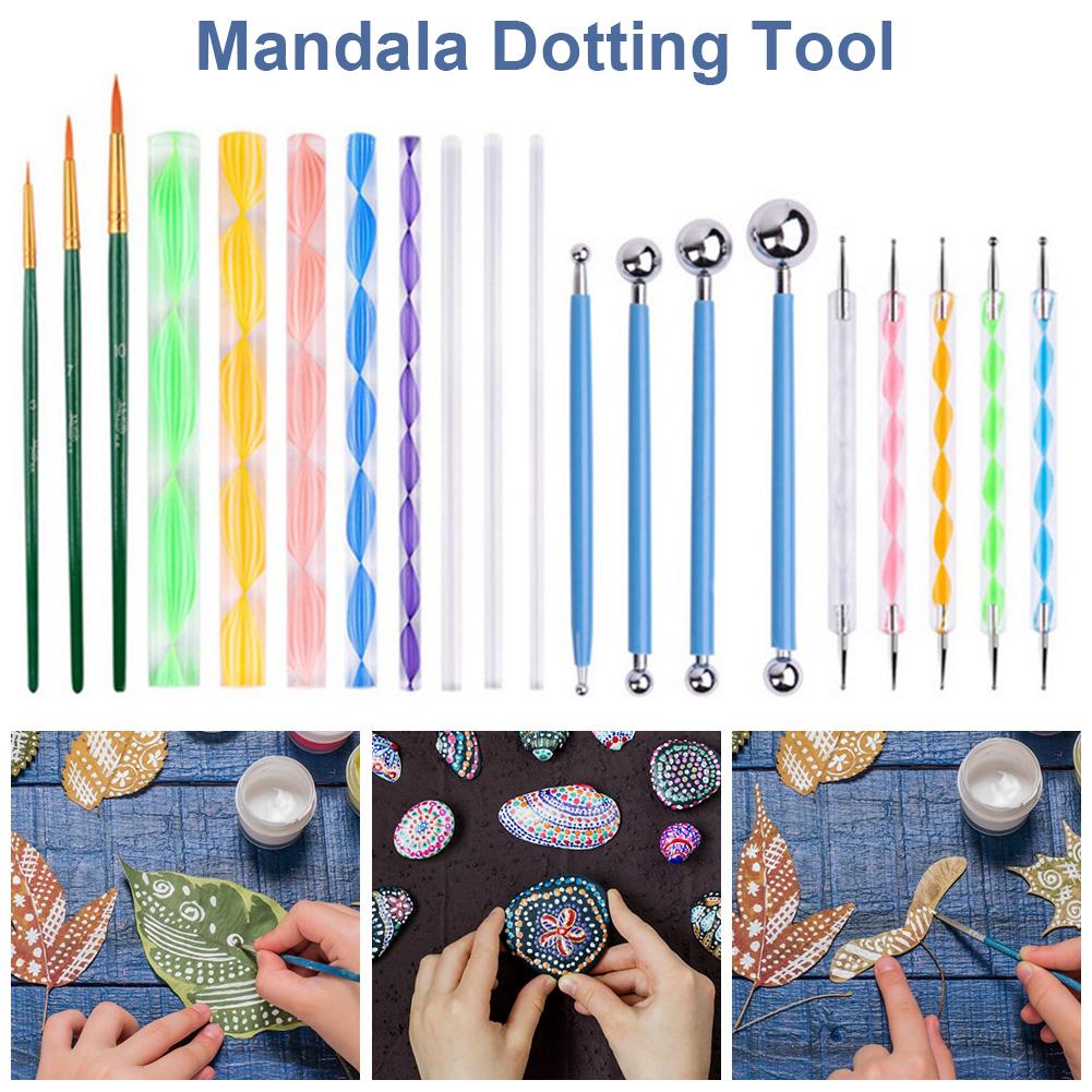 25PCS Mandala Dotting Tools Set Pen Dotting Tool M... – Grandado