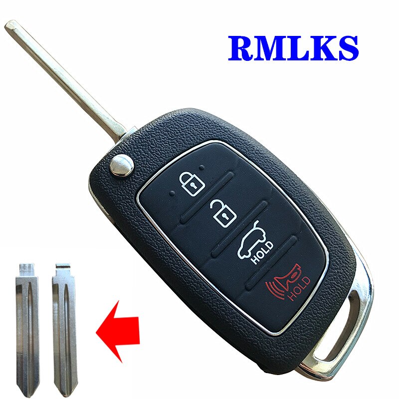 4 Buttons Car Flip Folding Remote Key Shell Fob Ca... – Grandado