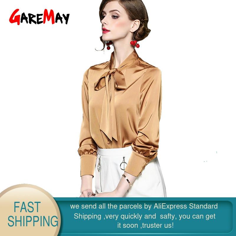 White Formal Shirts For Women Office Wear Blusas S... – Grandado