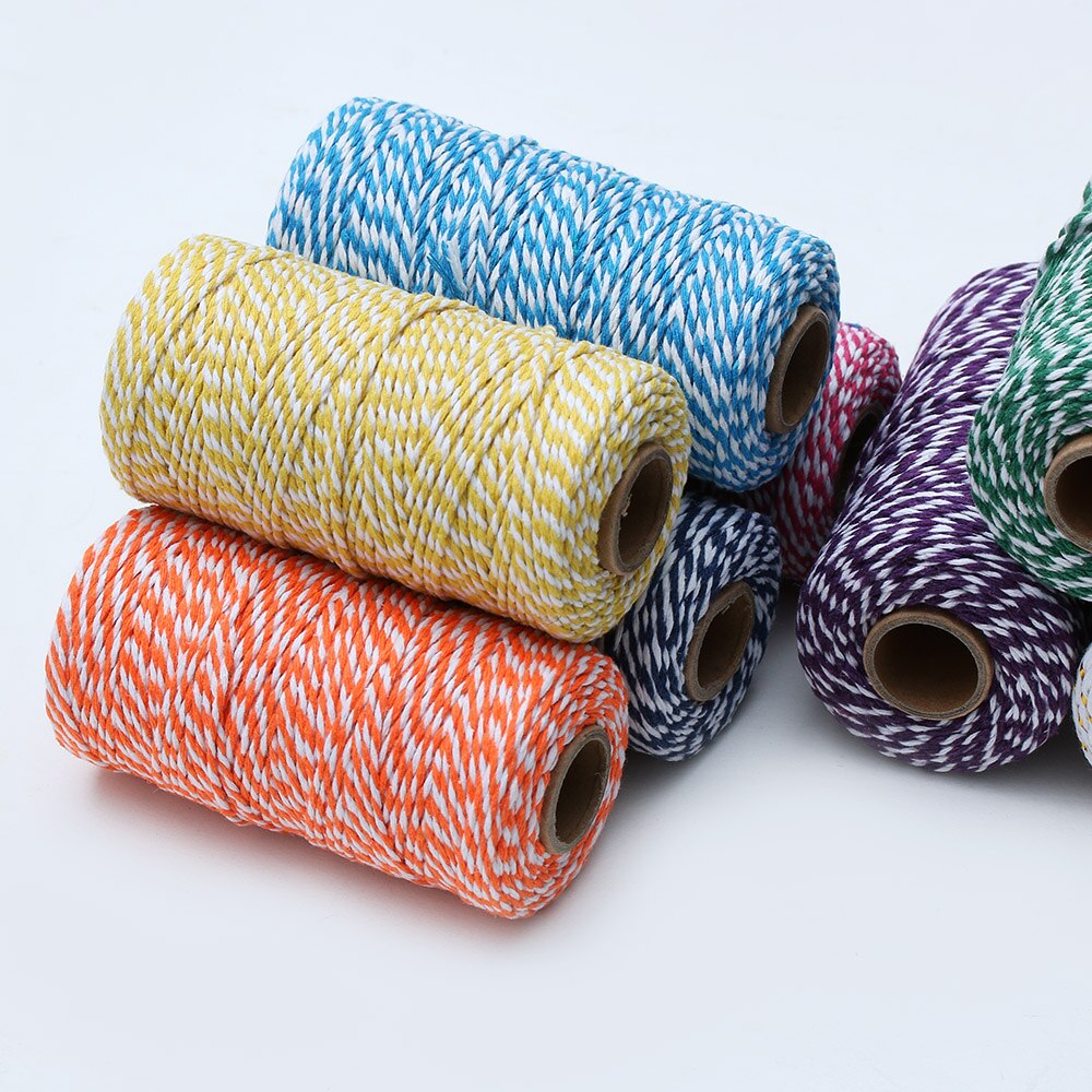 100m/roll 2ply Bakers Twine String Cotton Cords Ro... – Vicedeal