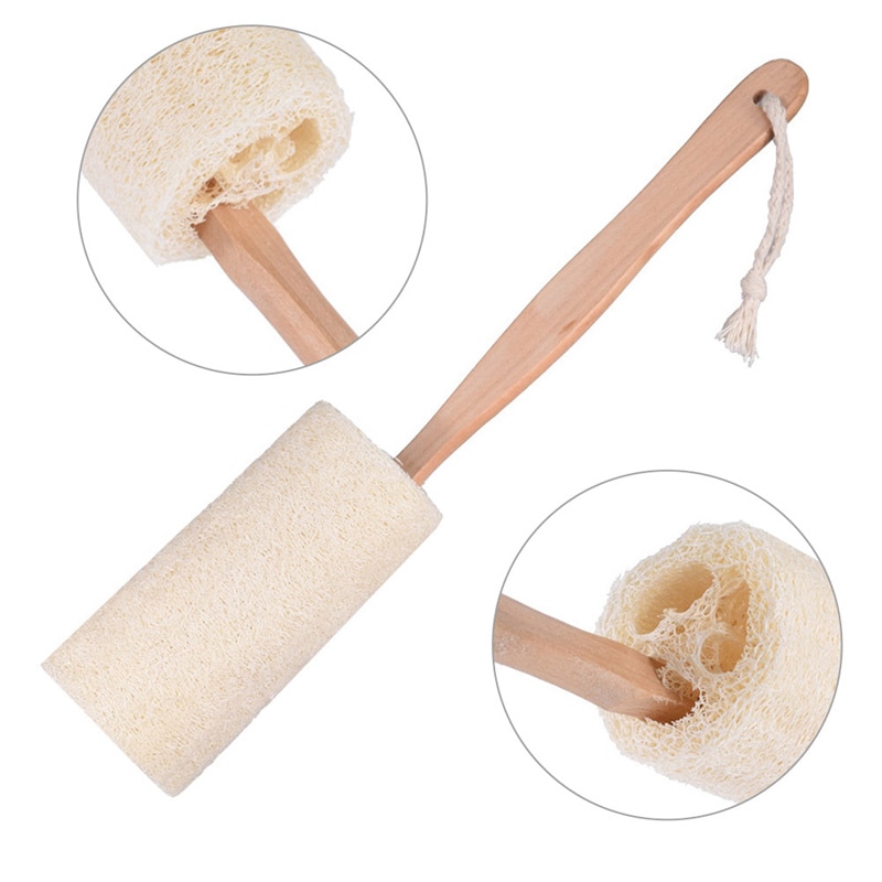 Natuurlijke Exfoliërende Loofah Terug Spons Scrubb... – Vicedeal