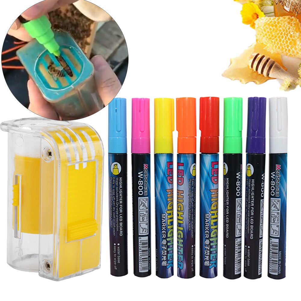 1set Bee rearing queen marker bottle pen beekeepin... – Vicedeal
