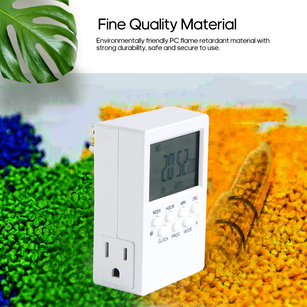 Electronic Digital Timer Socket Countdown Time Set Grandado