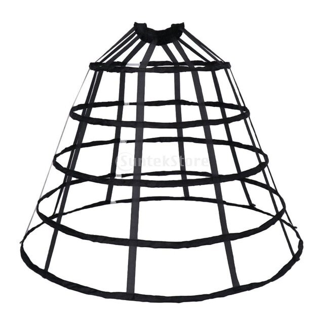 Women Gothic Lolita Birdcage 5 Hoop Petticoat Unde... – Grandado