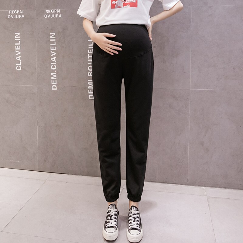 Maternity Pants Elastic Waist Belly Nursing Trouse... – Grandado